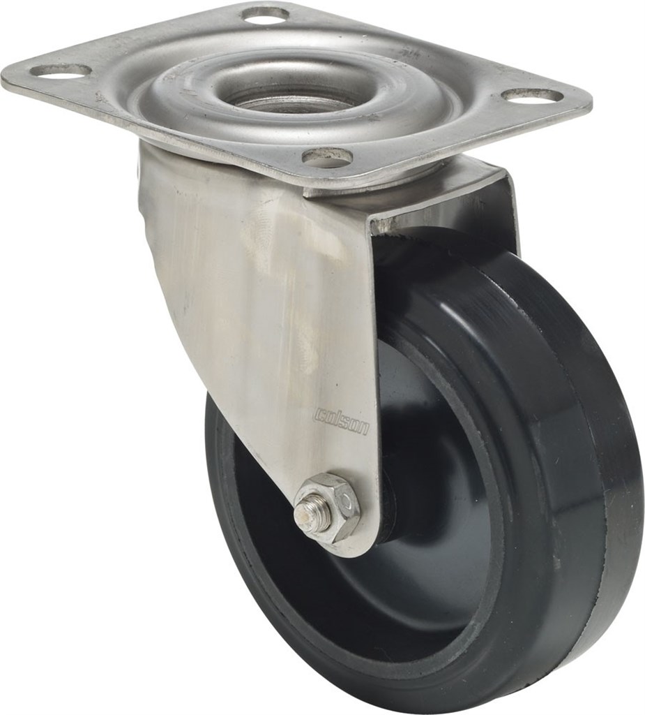 JXPT 1001 1000 Colson Zwenkwiel RVS met hoge temperatuur rubber | IA33937